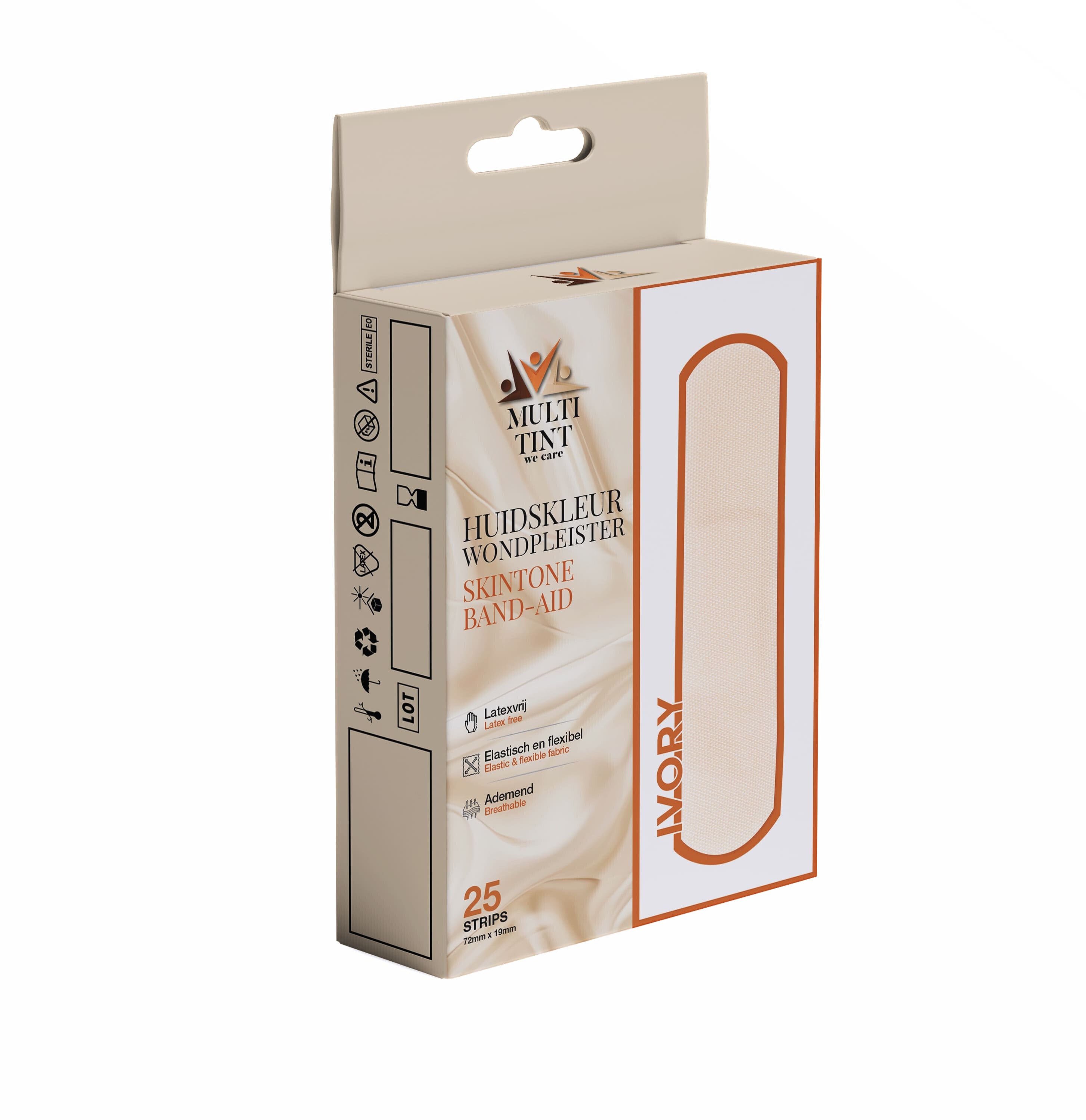 Multitint huidskleur pleisters – Discreet & ademend herstel – MultiTint